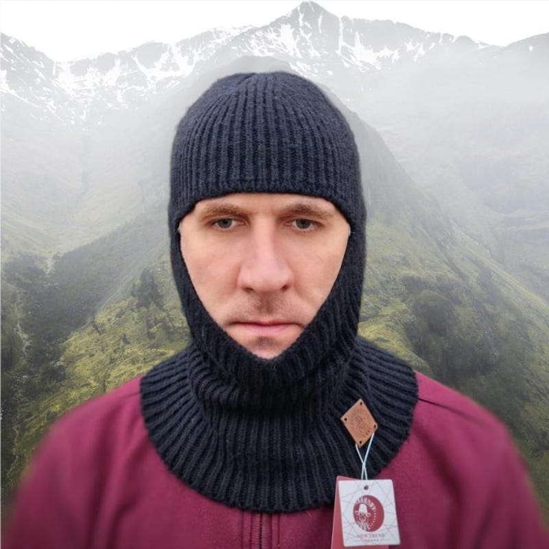 Balaclava Beanie Men - Etsy