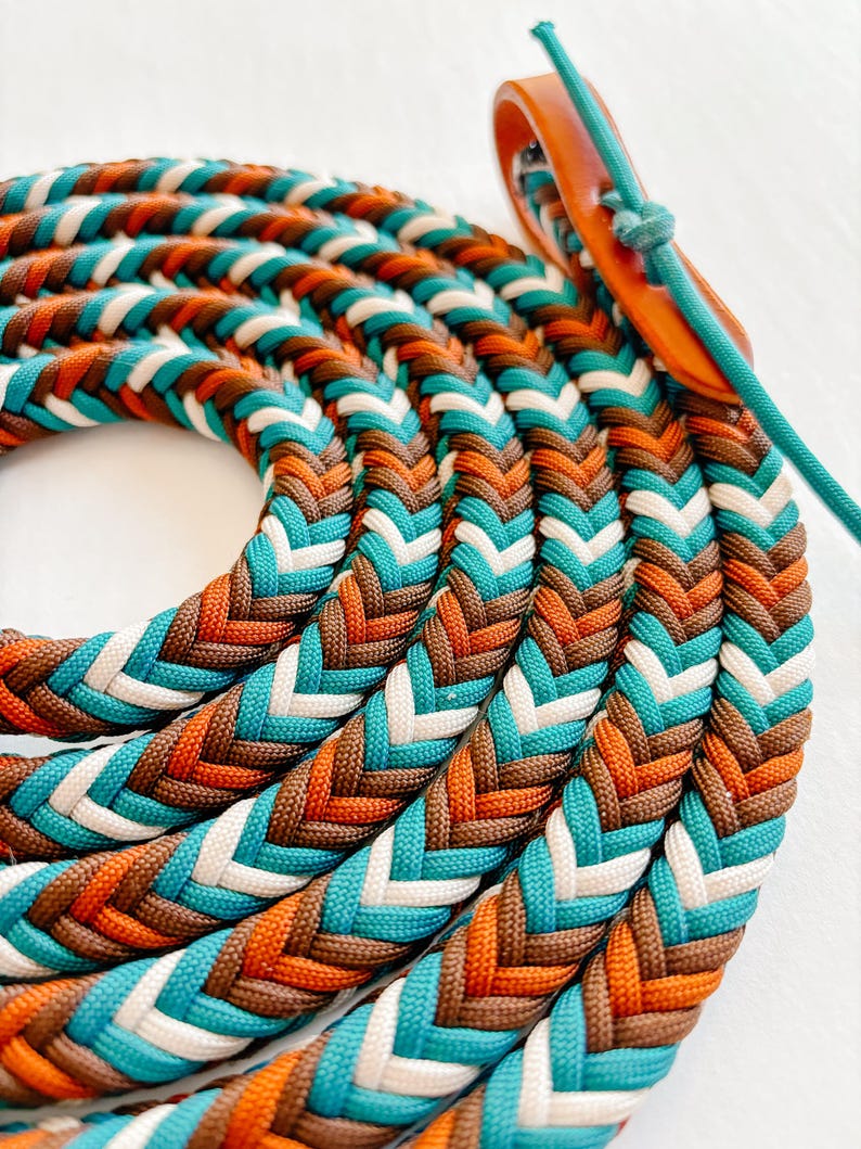 Custom Order Loop Rein With Leather Water Tie End, Various Lengths - Etsy