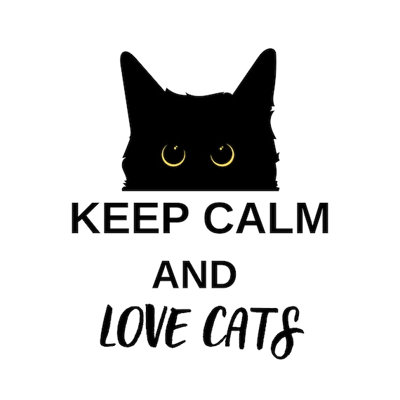 Keep Calm And Love Cats Facebook Cover