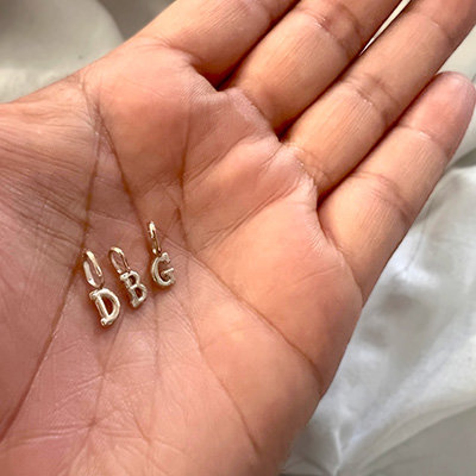 Letter Pendant, 10k Solid Gold, Letter Pendant, Mini Letter, Letter ...