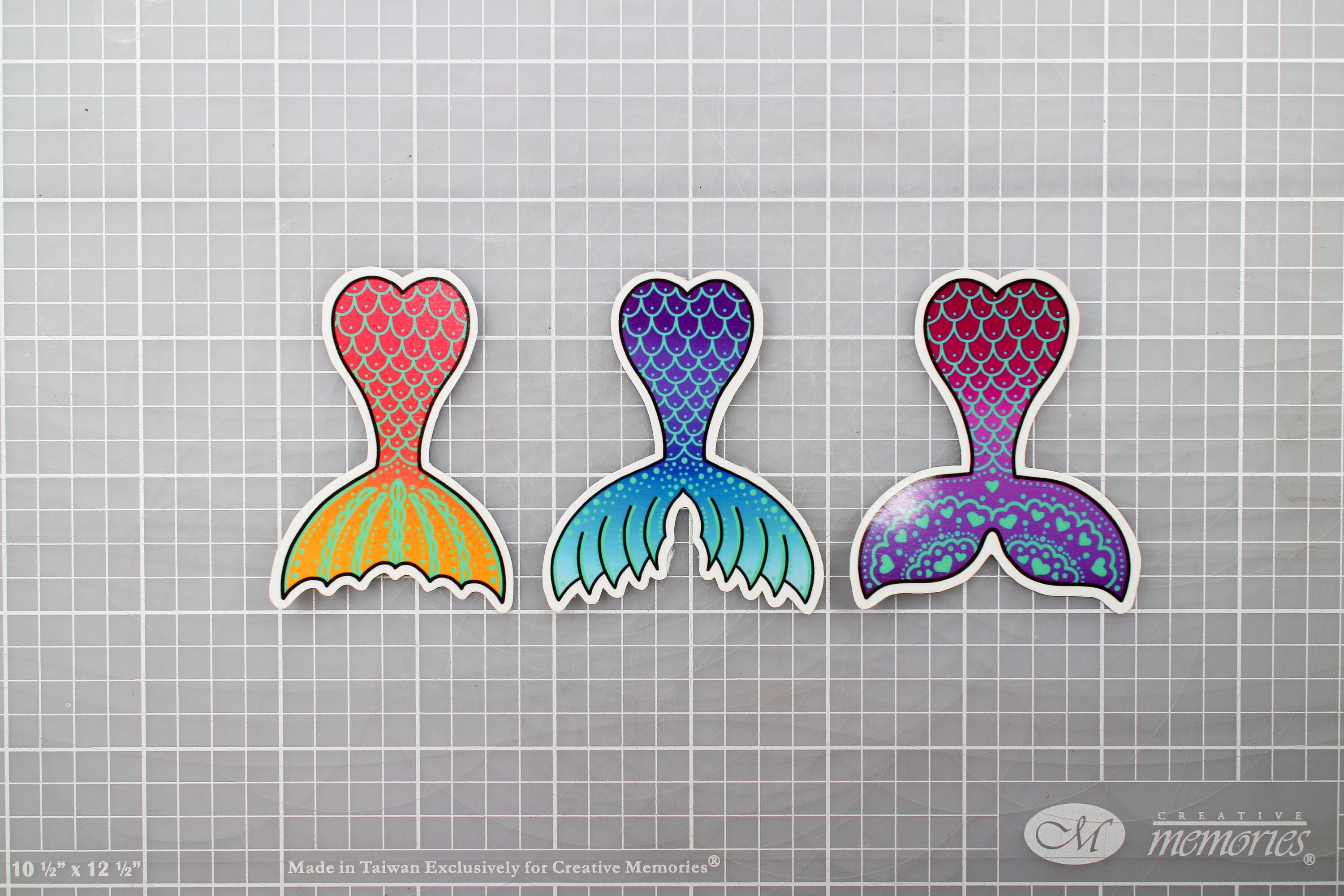 Mermaid Sticker Pack. Mermaid Tail Stickers. Handmade Stickers. Water ...