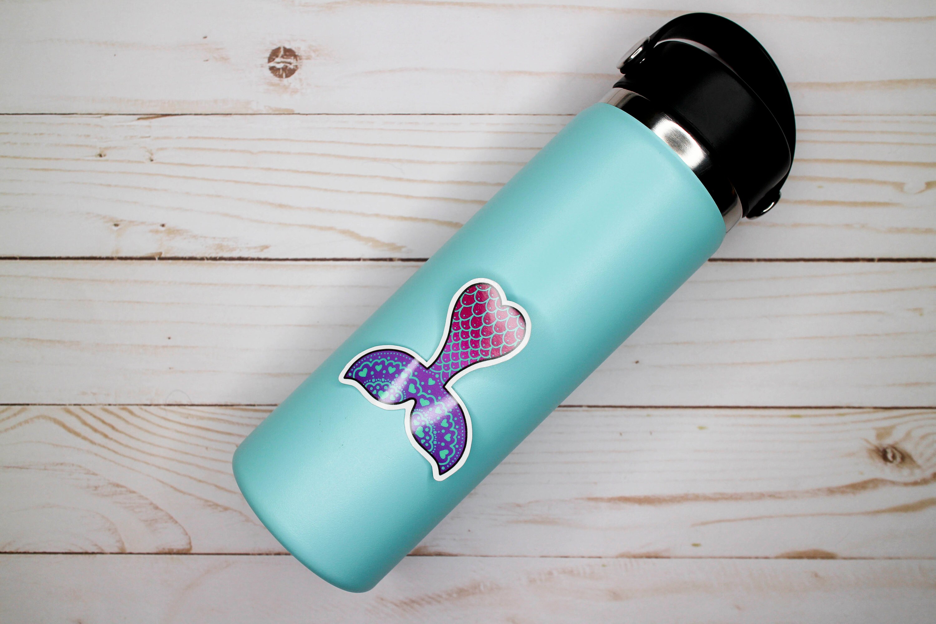 Mermaid Sticker Pack. Mermaid Tail Stickers. Handmade Stickers. Water ...