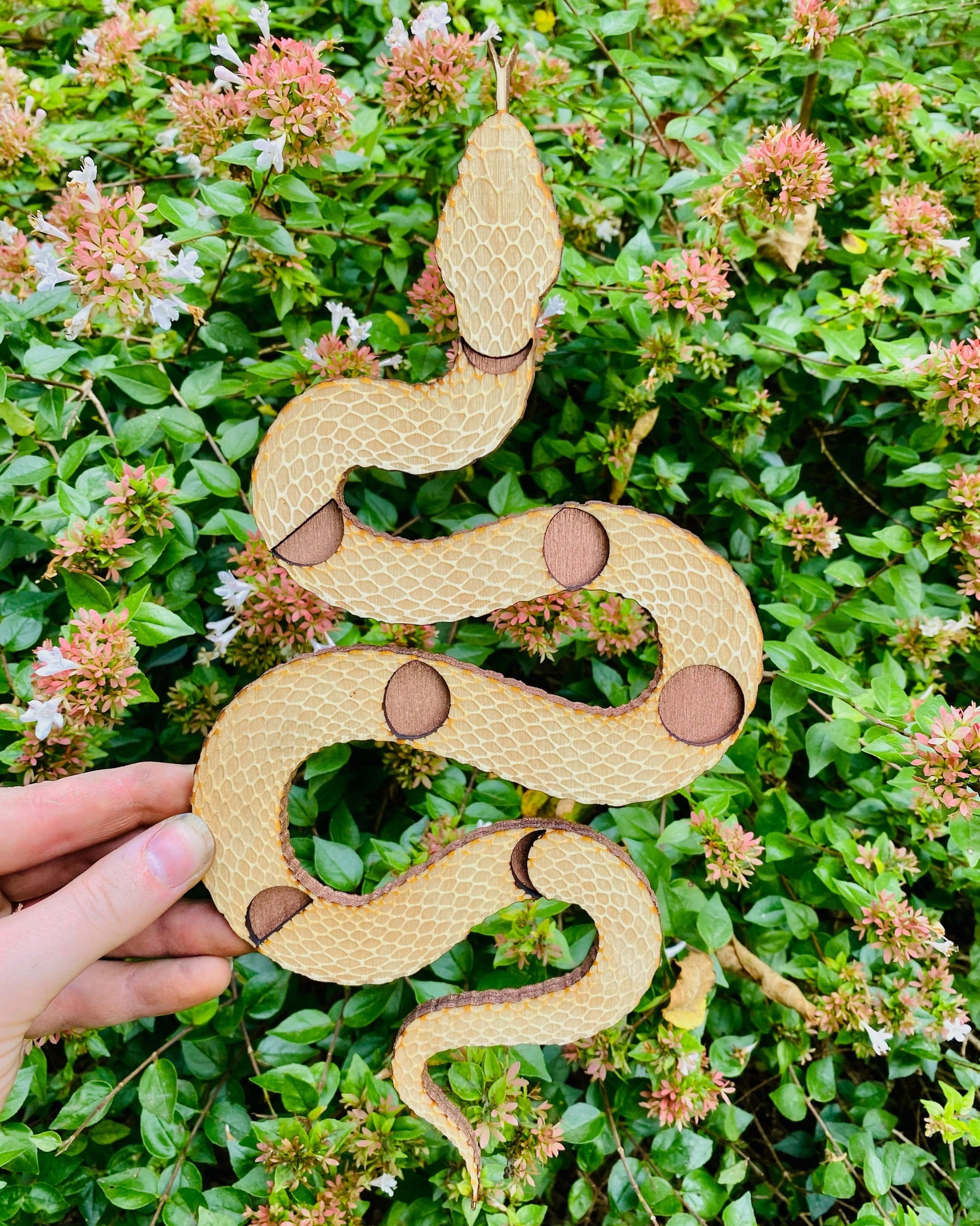 Snake Wall Hanging Engraved Wall Art Phases of the Moon Home - Etsy