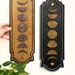 Phases of the Moon Wall Hanging, Lunar Wall Hanging, Wooden Moon Home ...