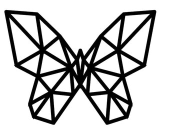 Geometric Butterfly | Etsy