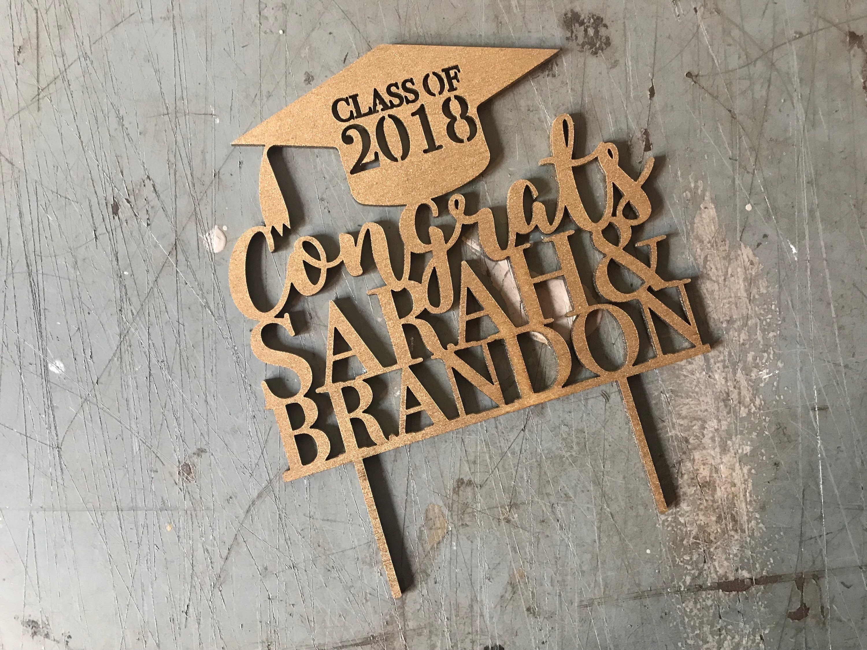 Craft Supplies & Tools Class of 2021 Decorations Personalized ...