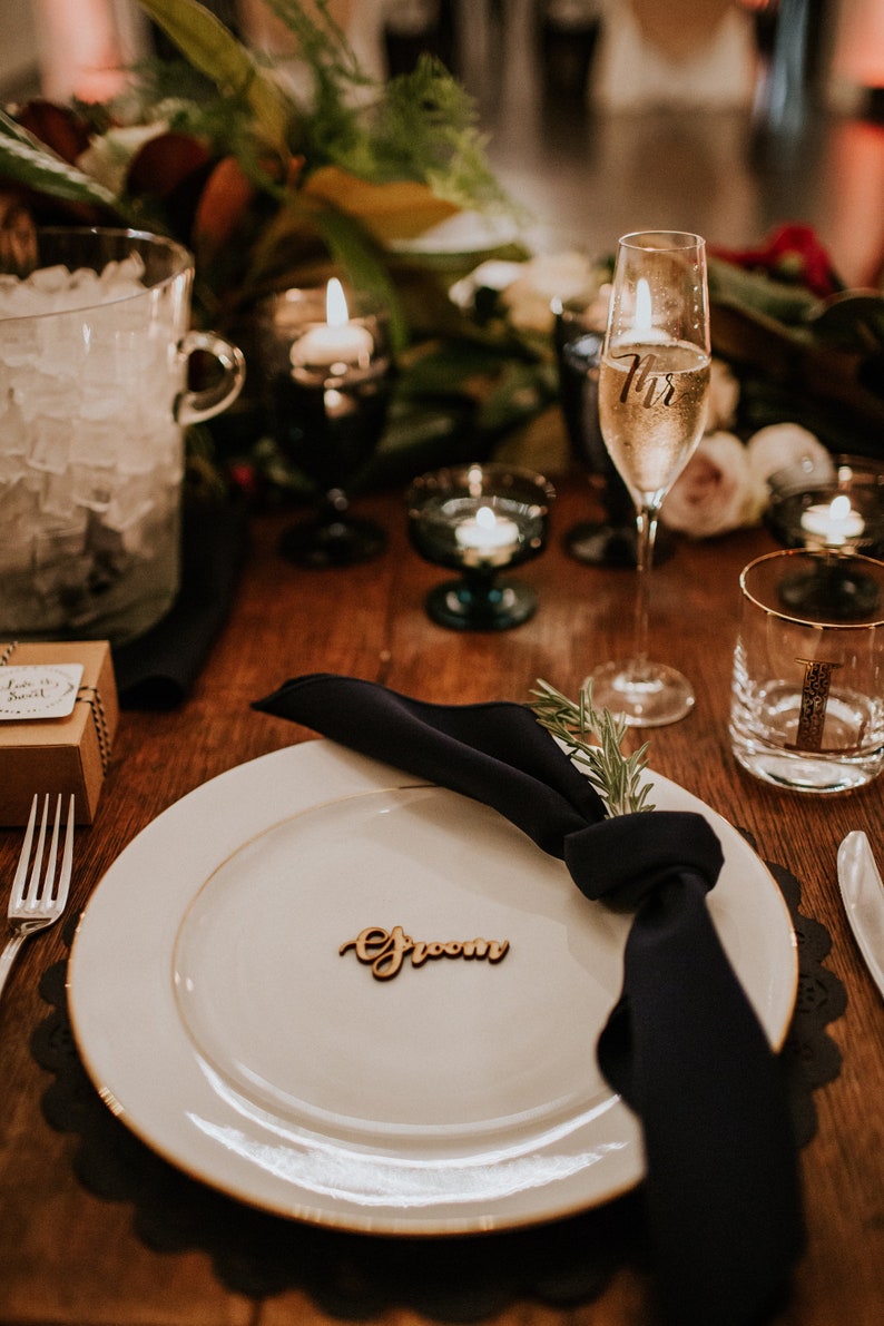 Wood Name Place Cards Rustic Wedding Decor Event Accessories - Etsy