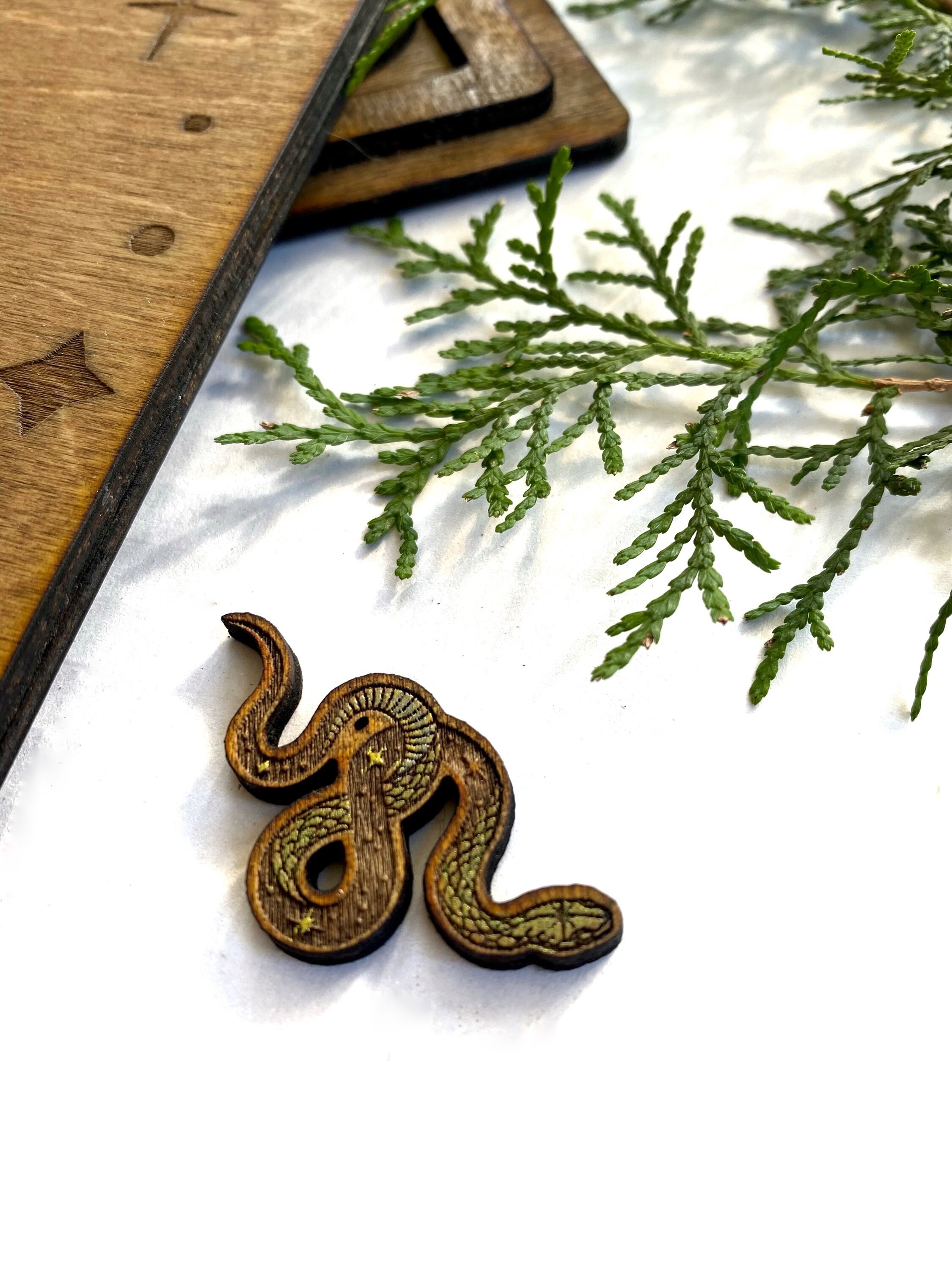 Tic Tac Toe Game Snakes and Moons Celestial Home Decor | Etsy