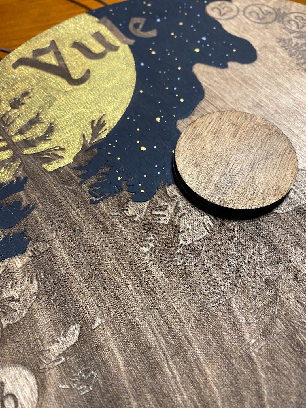 Yule Advent Calendar Countdown Yule Home Decor Holiday - Etsy