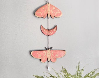 Insect Garland Bug Wall Hanging Wooden Insect Home Decor | Etsy