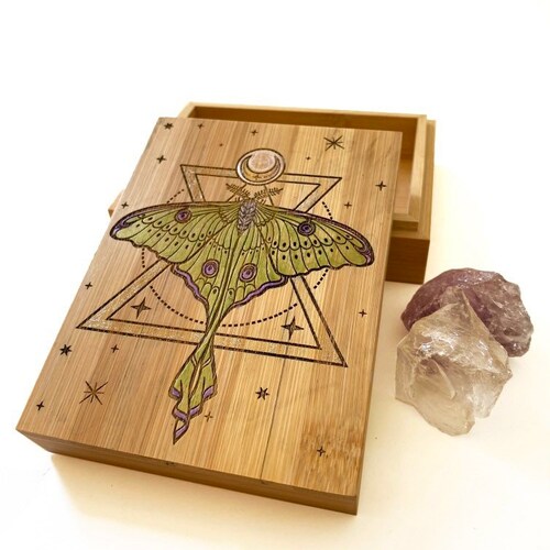 Luna Moth Witches Box - Etsy