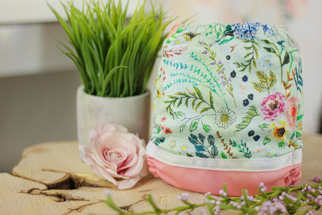 Floral Awakening Pocket Diaper - Etsy