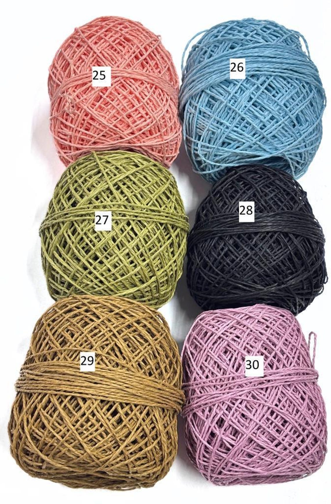 50 Gr Paper Yarn, Crochet Yarn for Crochet and DIY Projects, Yarn for ...