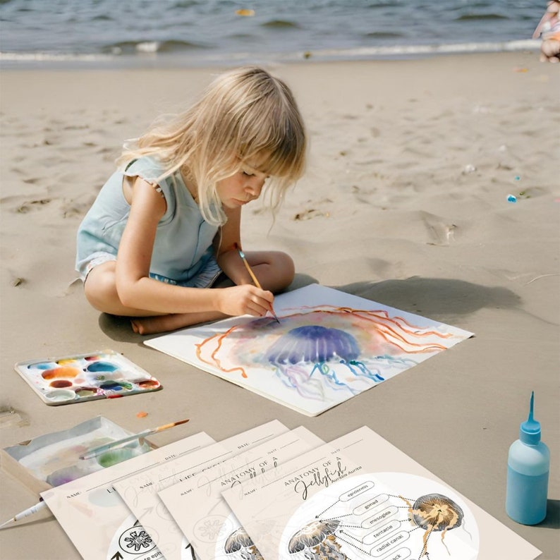 Jellyfish Study Unit, Life Cycle, Anatomy, Nature Study, STEM ...