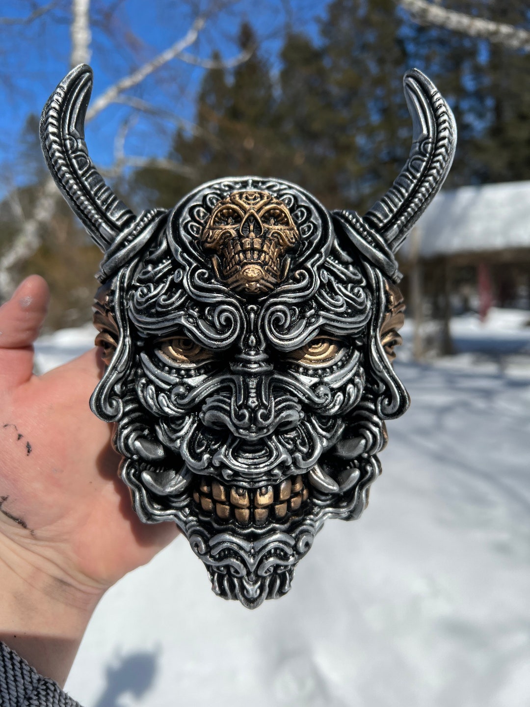 Oni Dual Face - Etsy