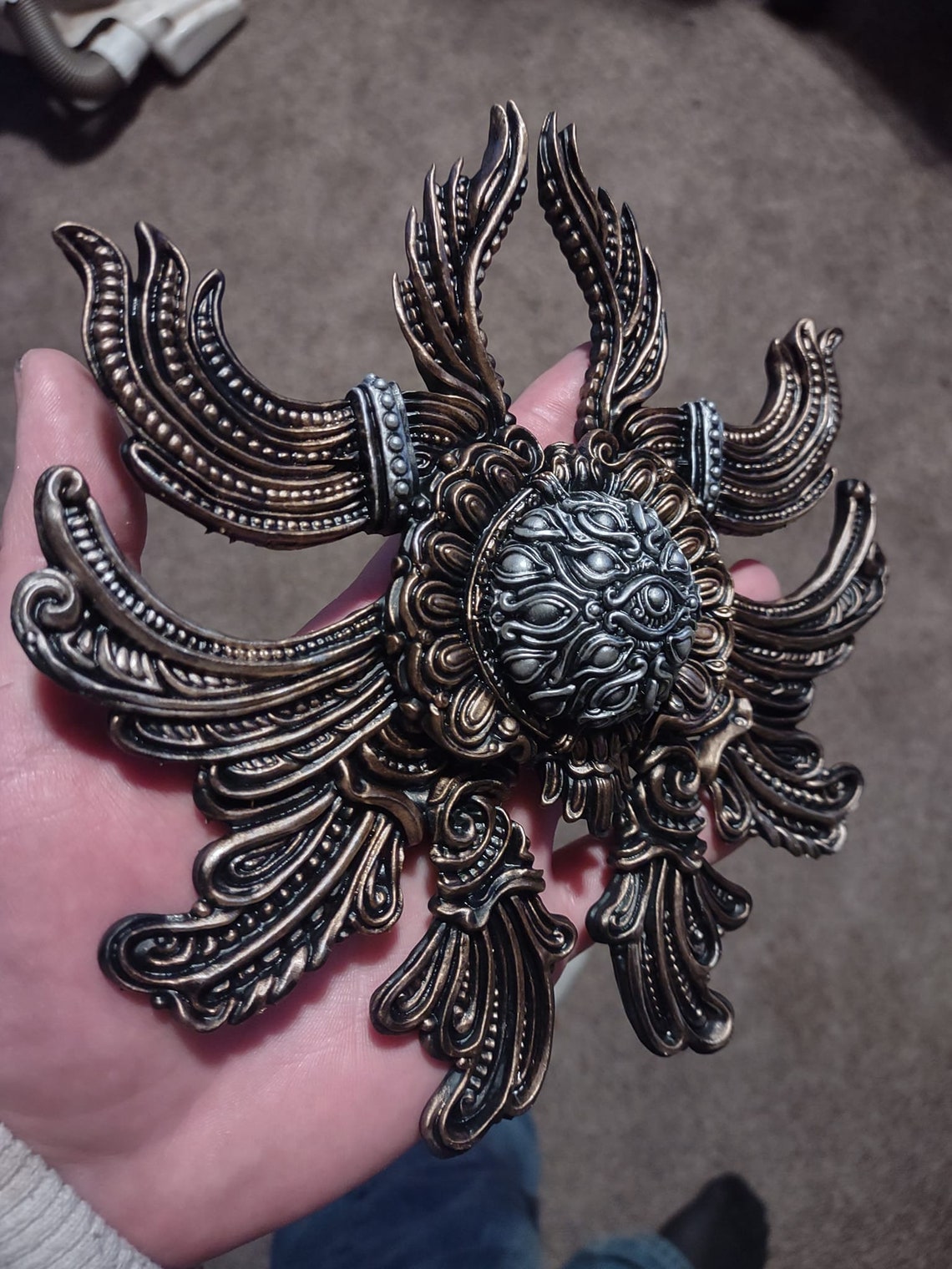 Seraphim Wall Sculpture – Resin 3D Printed • Gothic Fantasy Wall Art ...