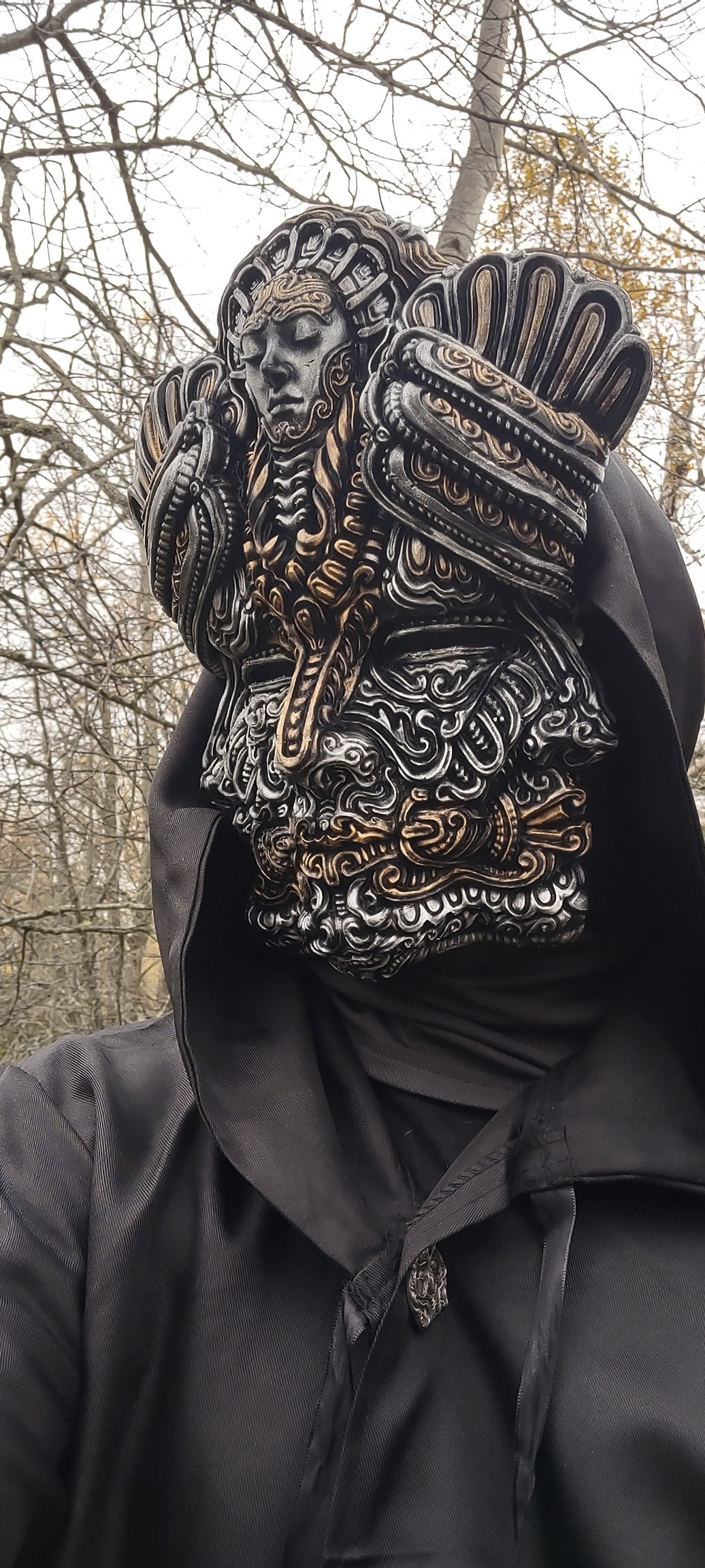Traveler Mask – Resin 3D Printed • Interdimensional Fantasy Mask ...