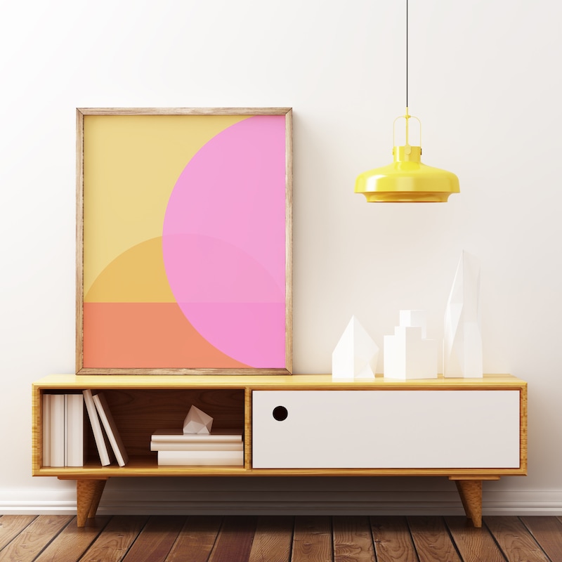 Color Block Art - Etsy