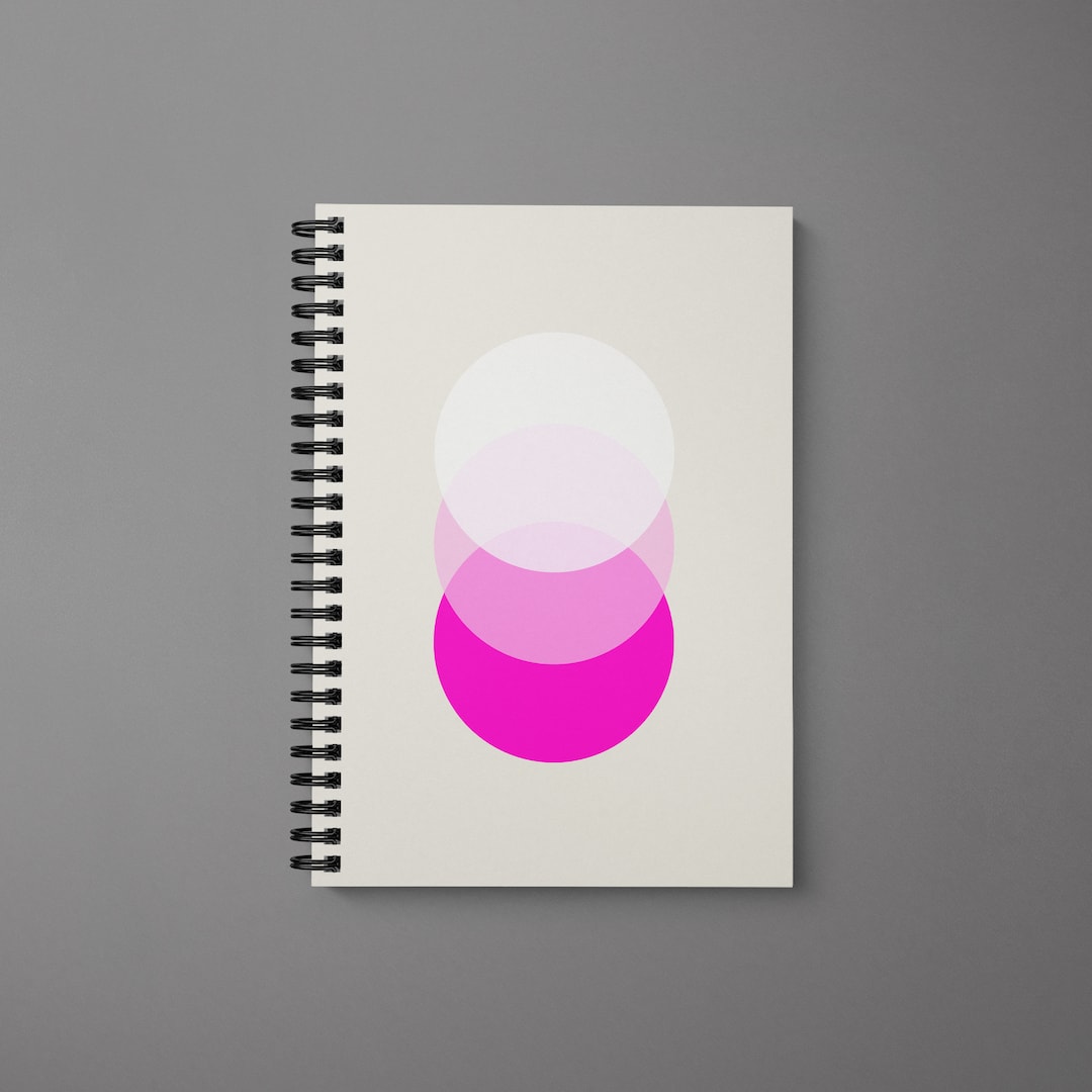Hot Pink Notebook - Orbit II - Etsy