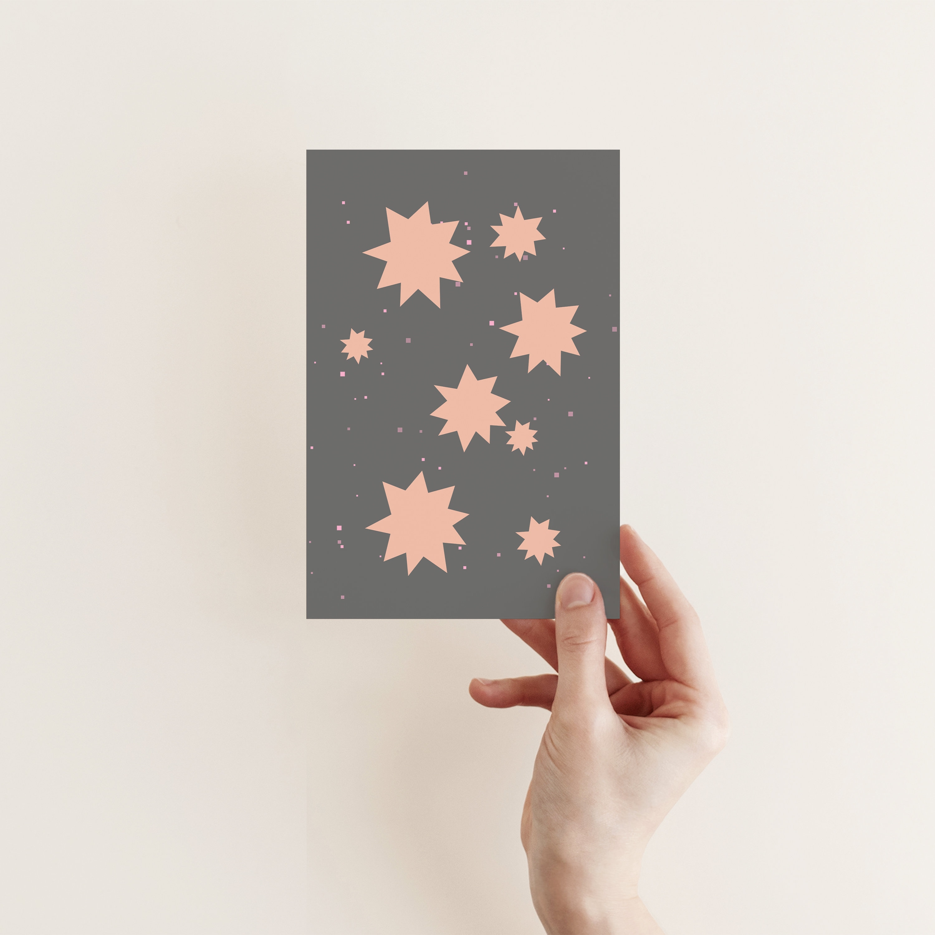 Star Greeting Card Starlight Paper Greeting Cards Blank Cards etna.com.pe