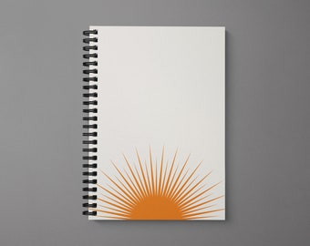 Retro Sun Spiral Notebook 80's Throwback Kidcore - Etsy