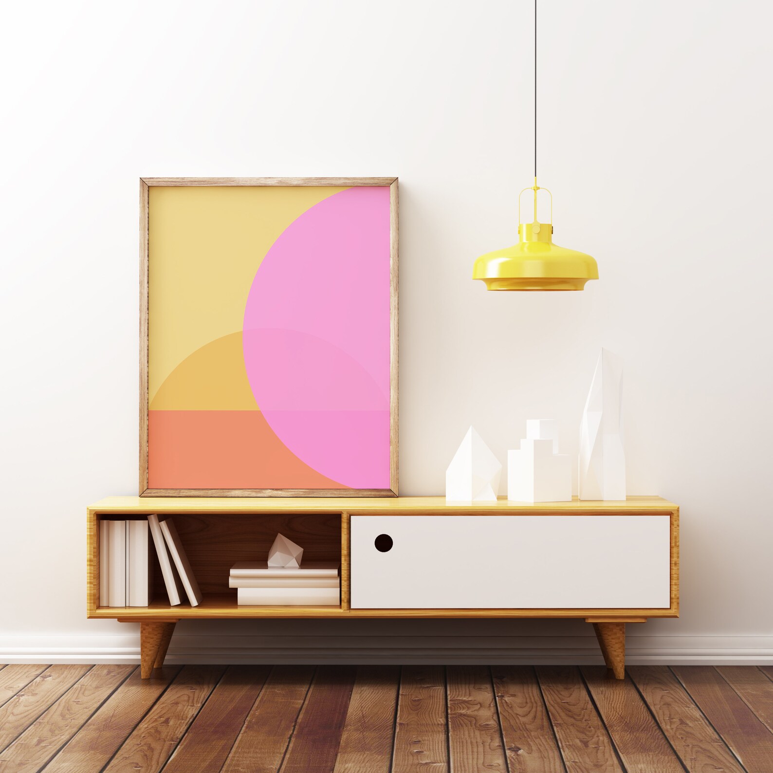 Colour Block Print Modern Wall Art Geometric Decor - Etsy