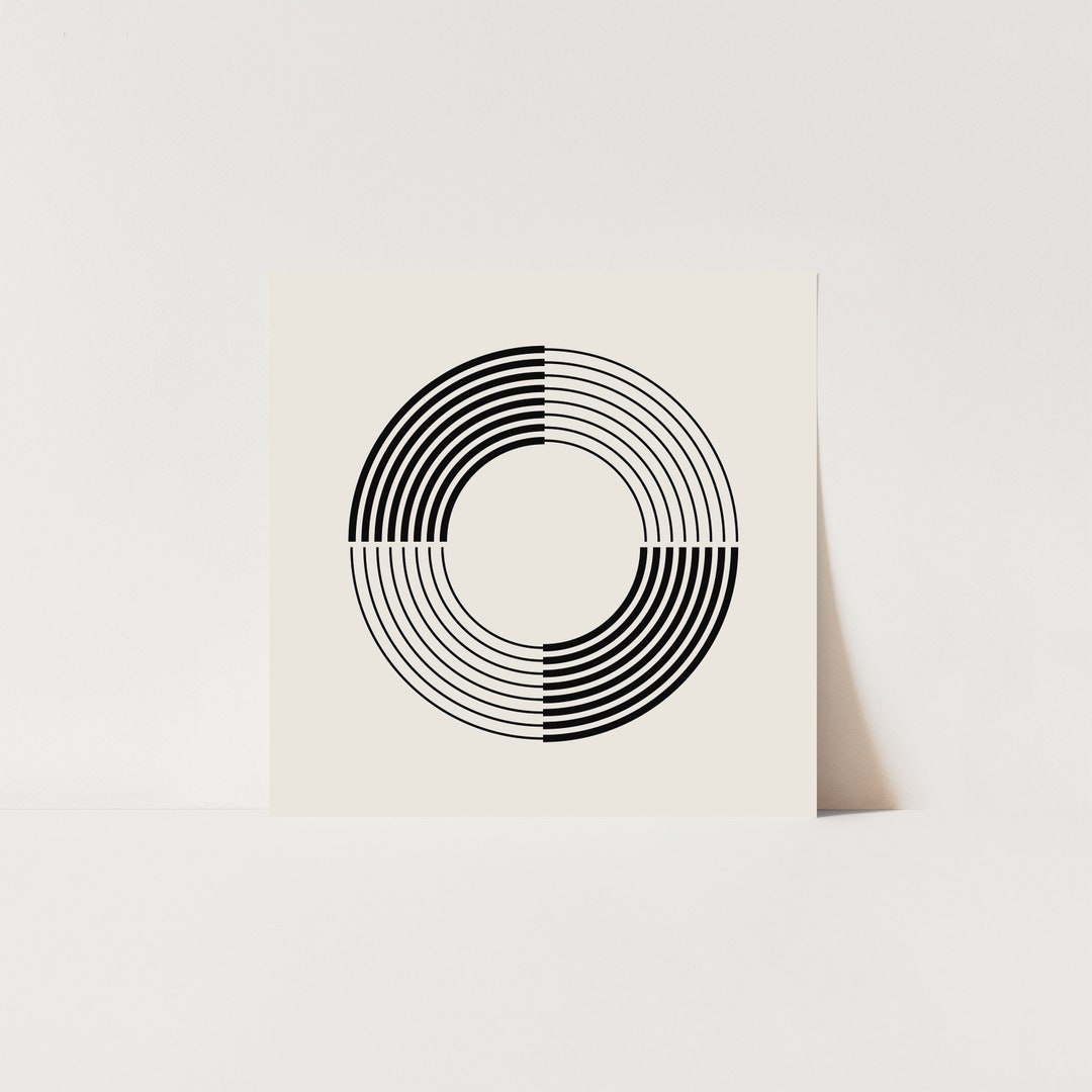Design Greetings Card, Blank Modern Card - Coil II - Etsy
