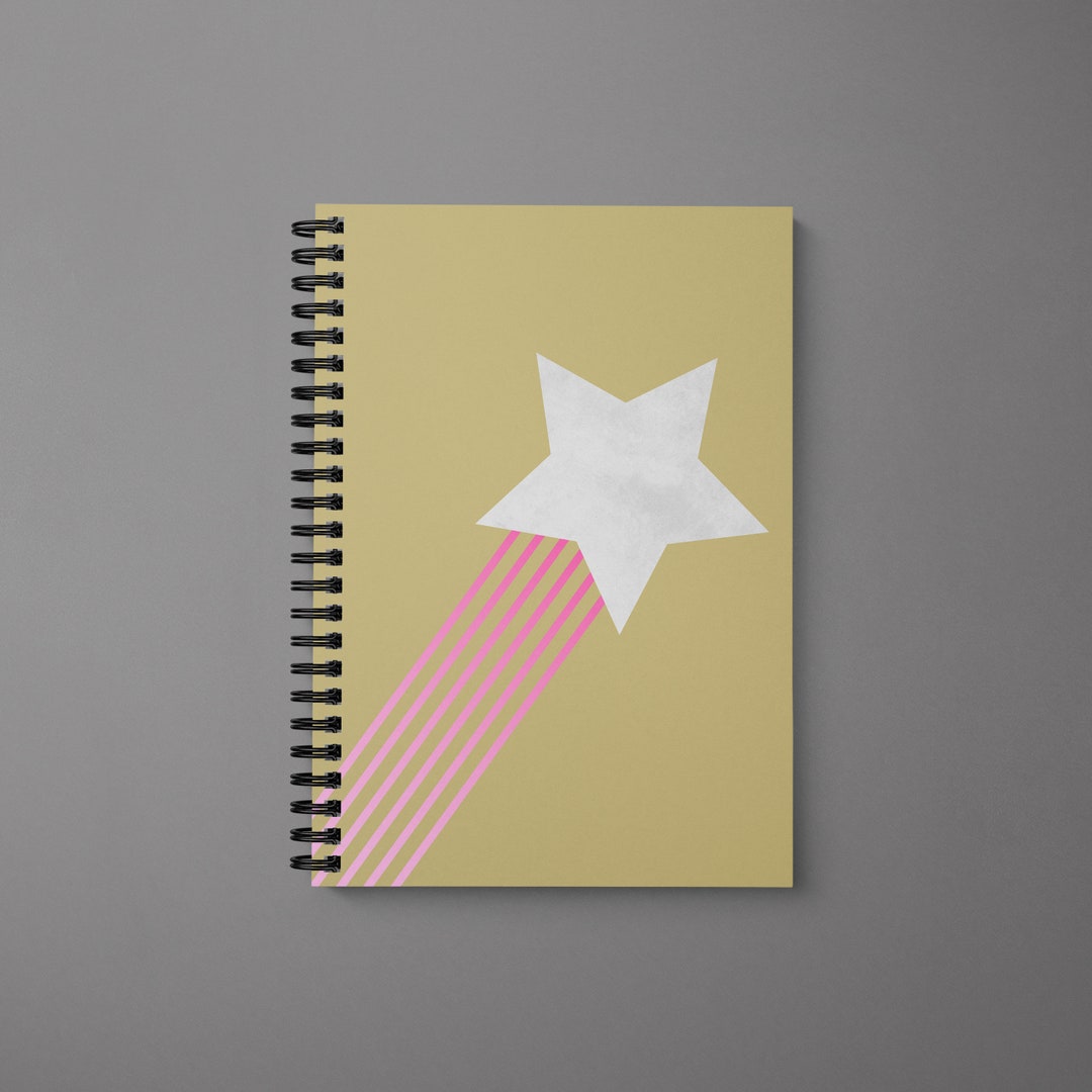 Star Spiral Notebook - Comet - Etsy