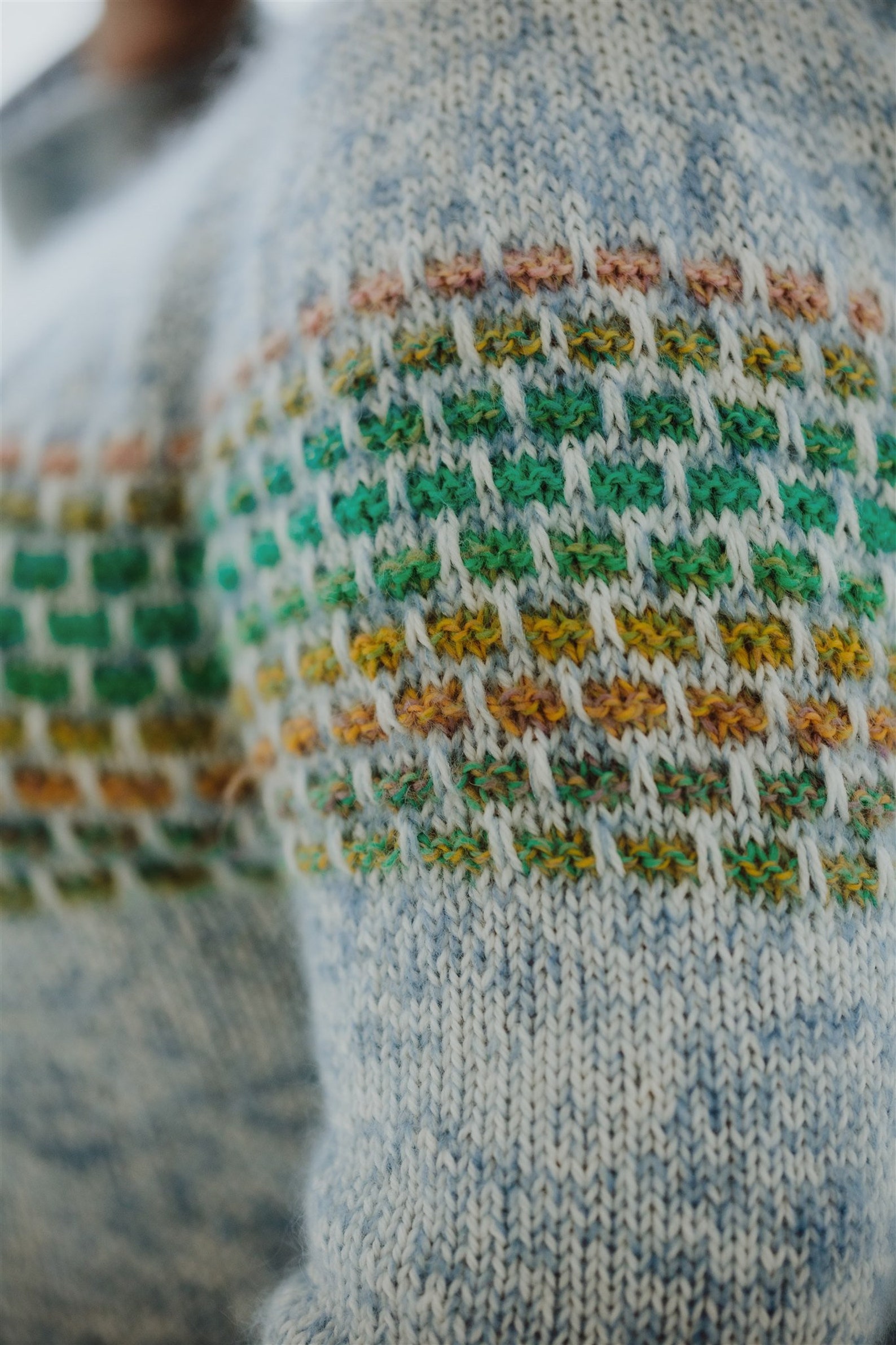 Knitting Pattern Big Jimmy Jab Jumper Simple Colourwork - Etsy