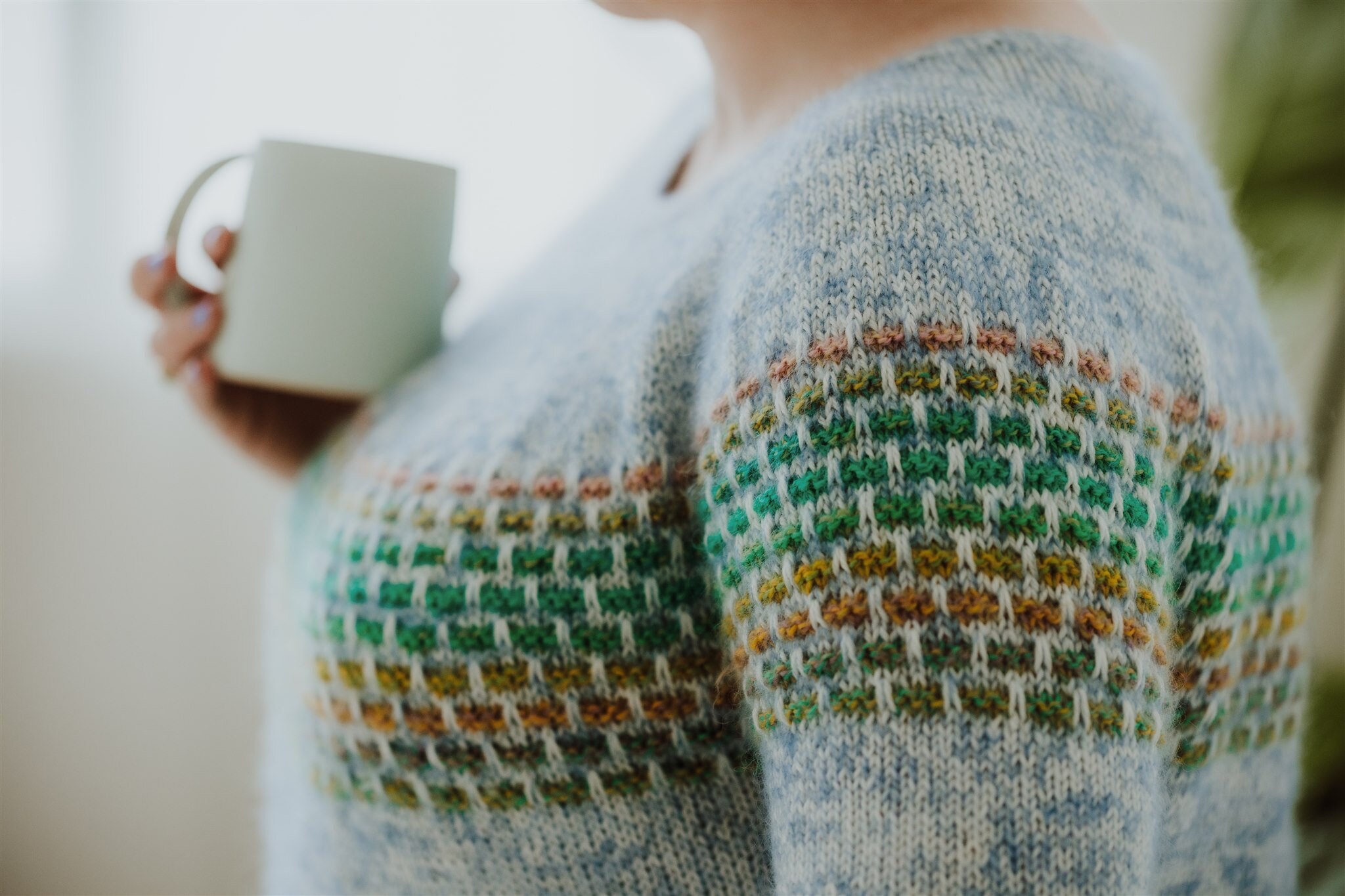 Knitting Pattern Big Jimmy Jab Jumper Simple Colourwork - Etsy