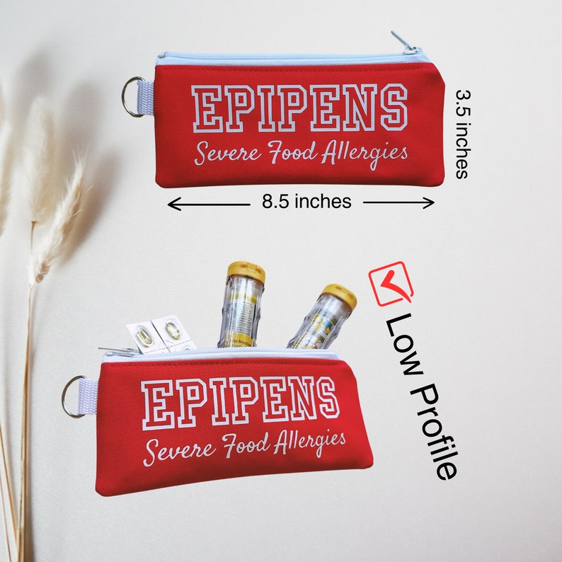 Insulated Epipen Case / Bag (epipens, Epinephrine, Antihistamines) Made ...