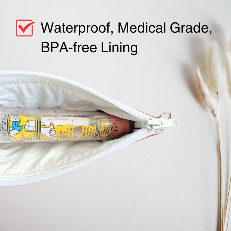 Insulated Epipen Case / Bag (epipens, Epinephrine, Antihistamines) Made ...