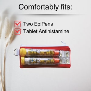 Insulated Epipen Case / Bag (epipens, Epinephrine, Antihistamines) Made ...