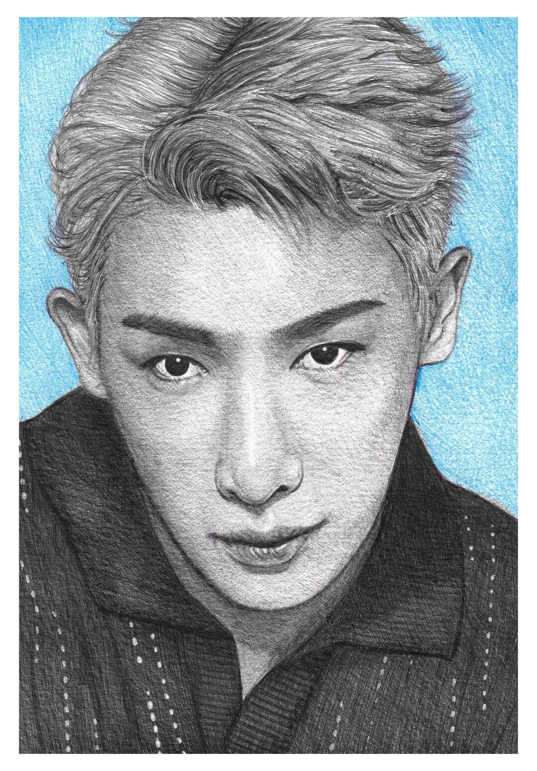 Wonho (monsta X) Drawing A4 Print - Etsy