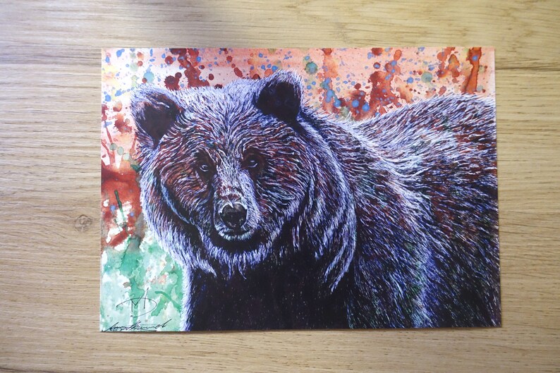 5 AWESOME Mini A5 ANIMAL PRINTS - Etsy