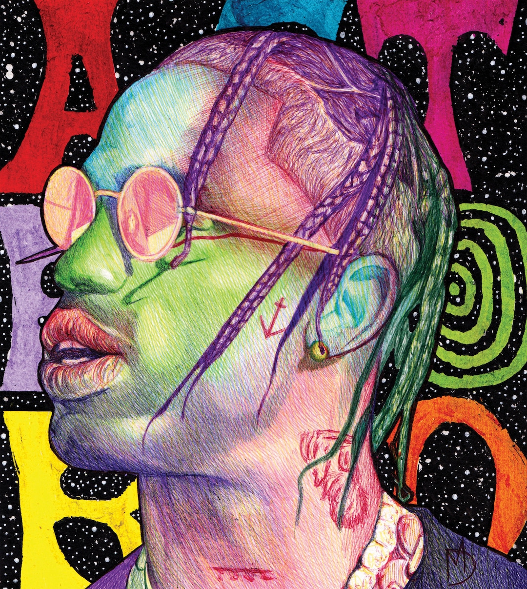 Travis Scott ASTROWORLD Print - Etsy