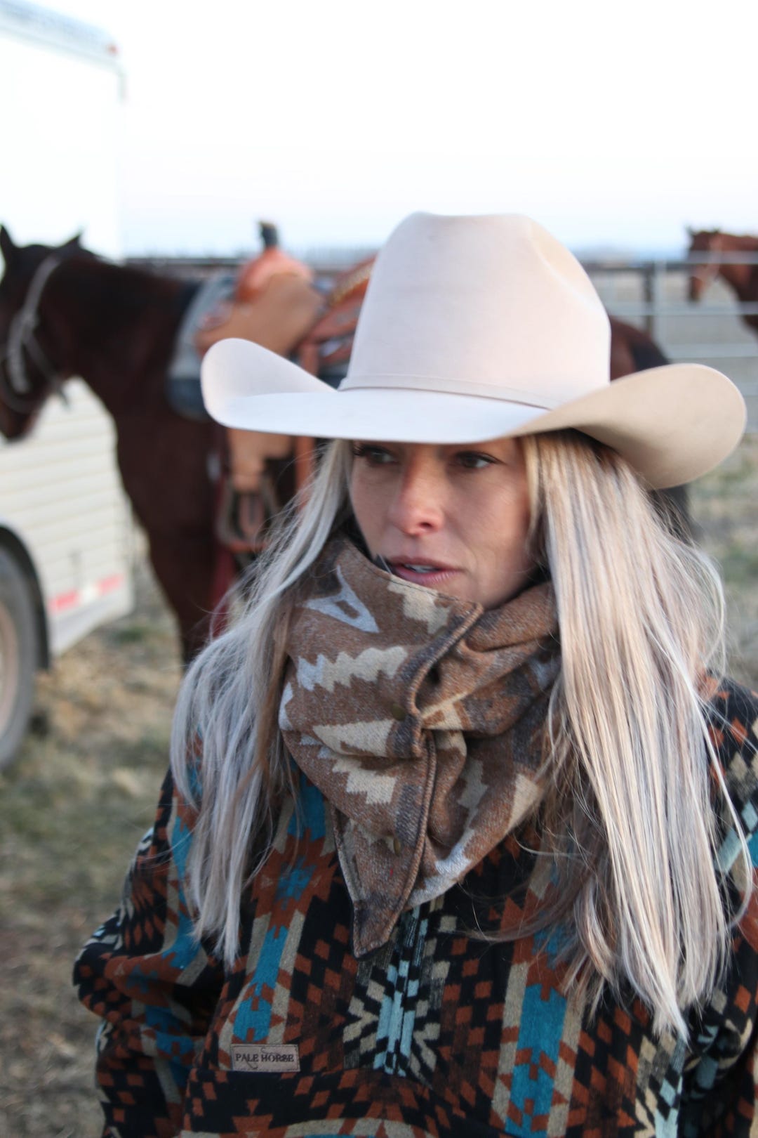 Western Cowl,cowboy Cowl, Buckaroo Cowl, Wool Blend Neck Warmer, Polar ...