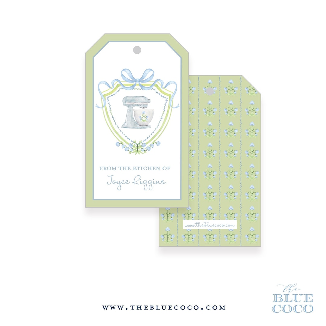 Kitchen Mixer Tags | Baking Tags | Set of 16 | From the Kitchen of Tags ...