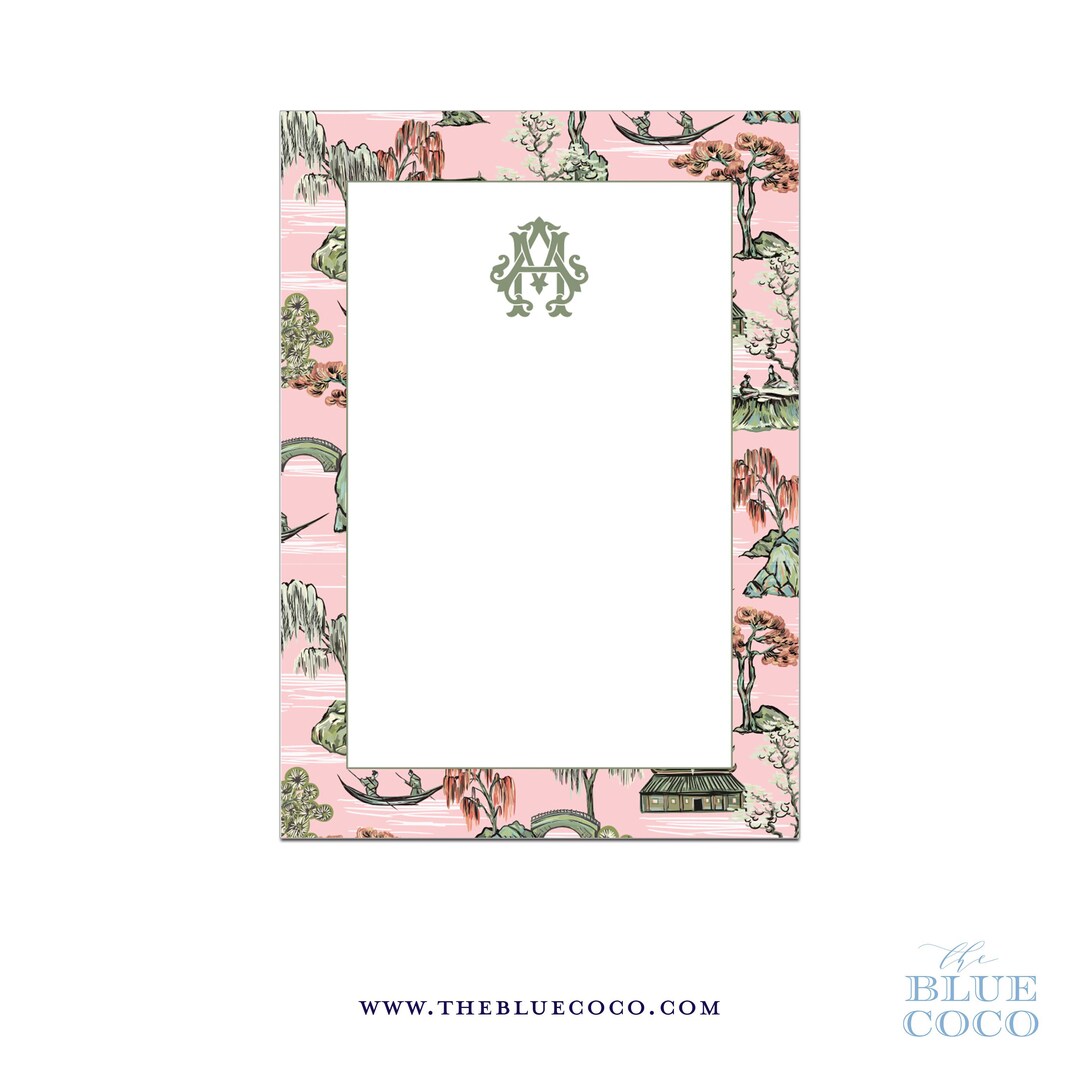 Chinoiserie Notepad - Etsy