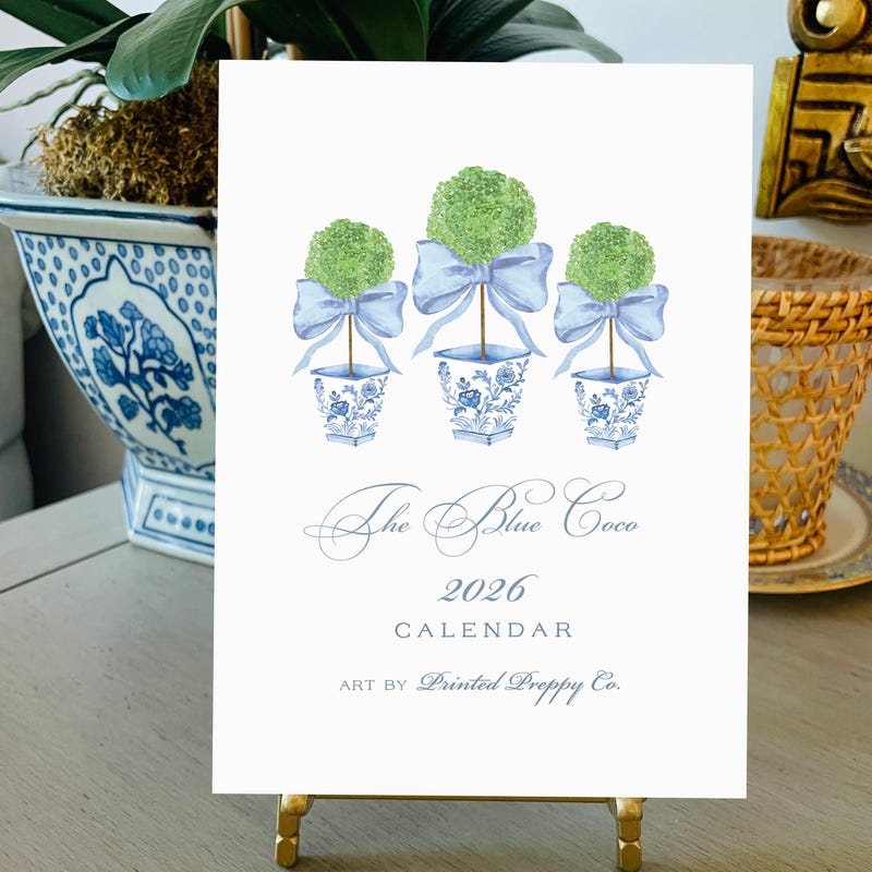 2026 Chinoiserie Calendars - Etsy