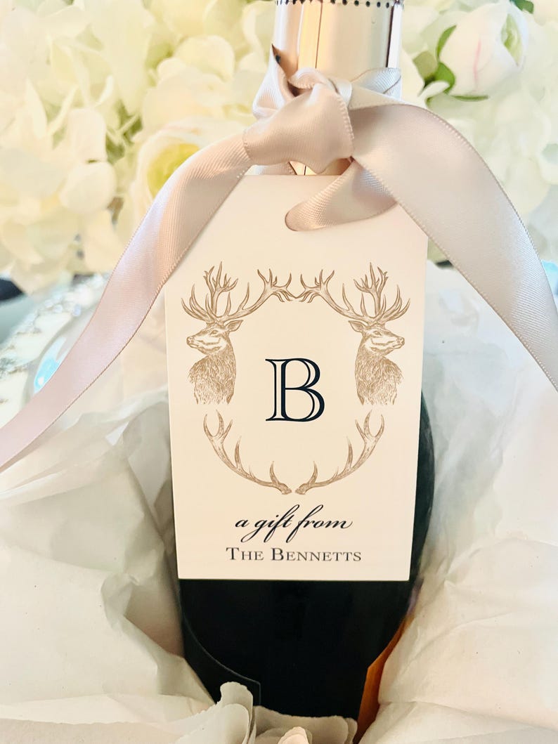 Stag Gift Tags | Set of 16 | Multiple Color Options - Etsy