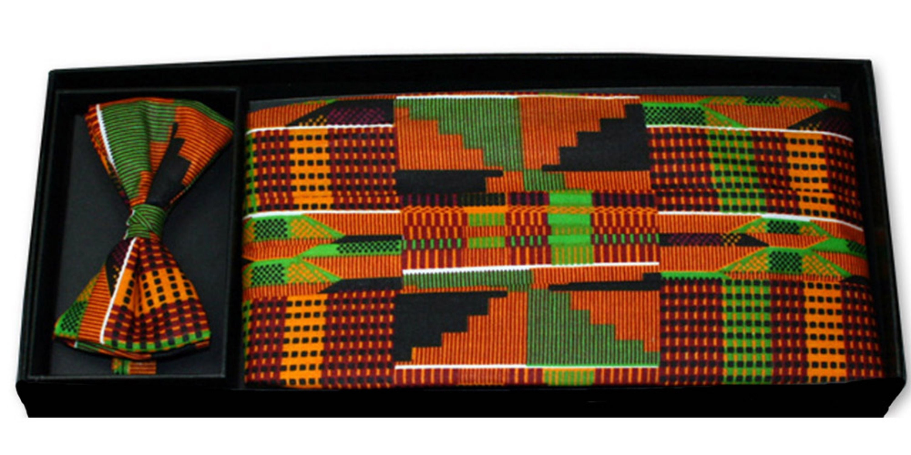 Kente Cloth Steps Cummerbund and Bow Tie Set - Etsy
