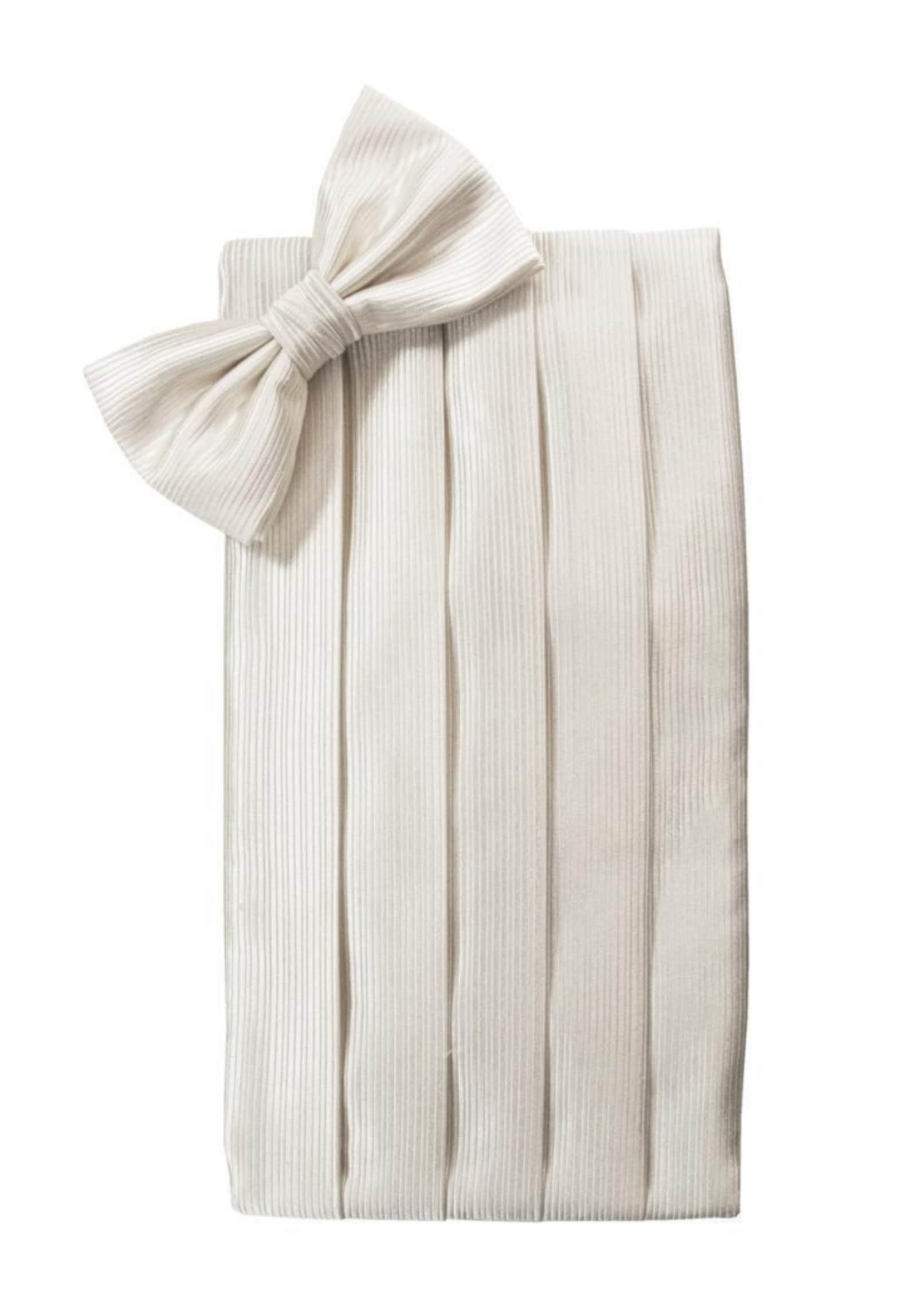 Ivory Tuxedo Cummerbund and Bow Tie Sets in Assorted Patterns - Etsy