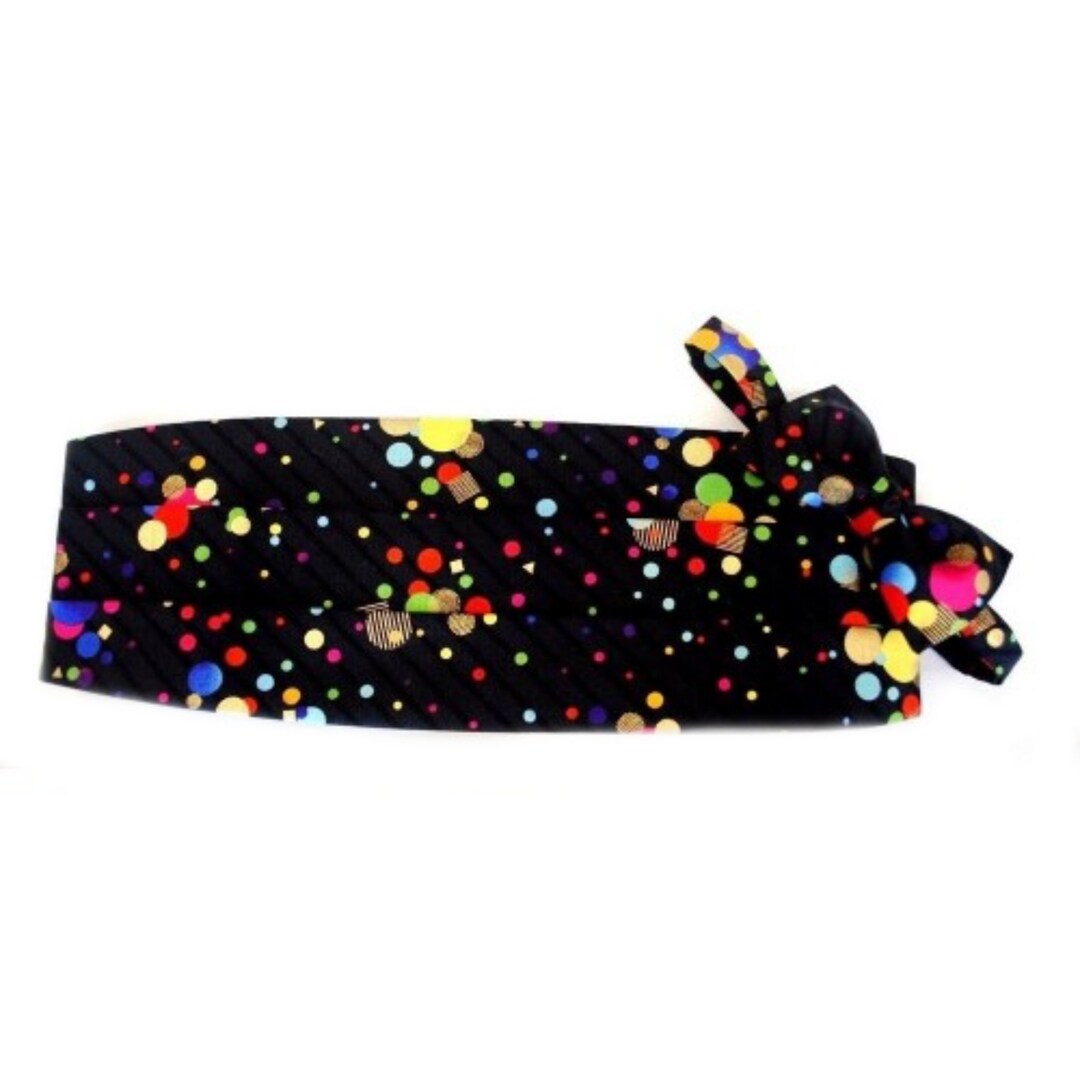 Rainbow Constellations Cummerbund and Tie Set - Etsy