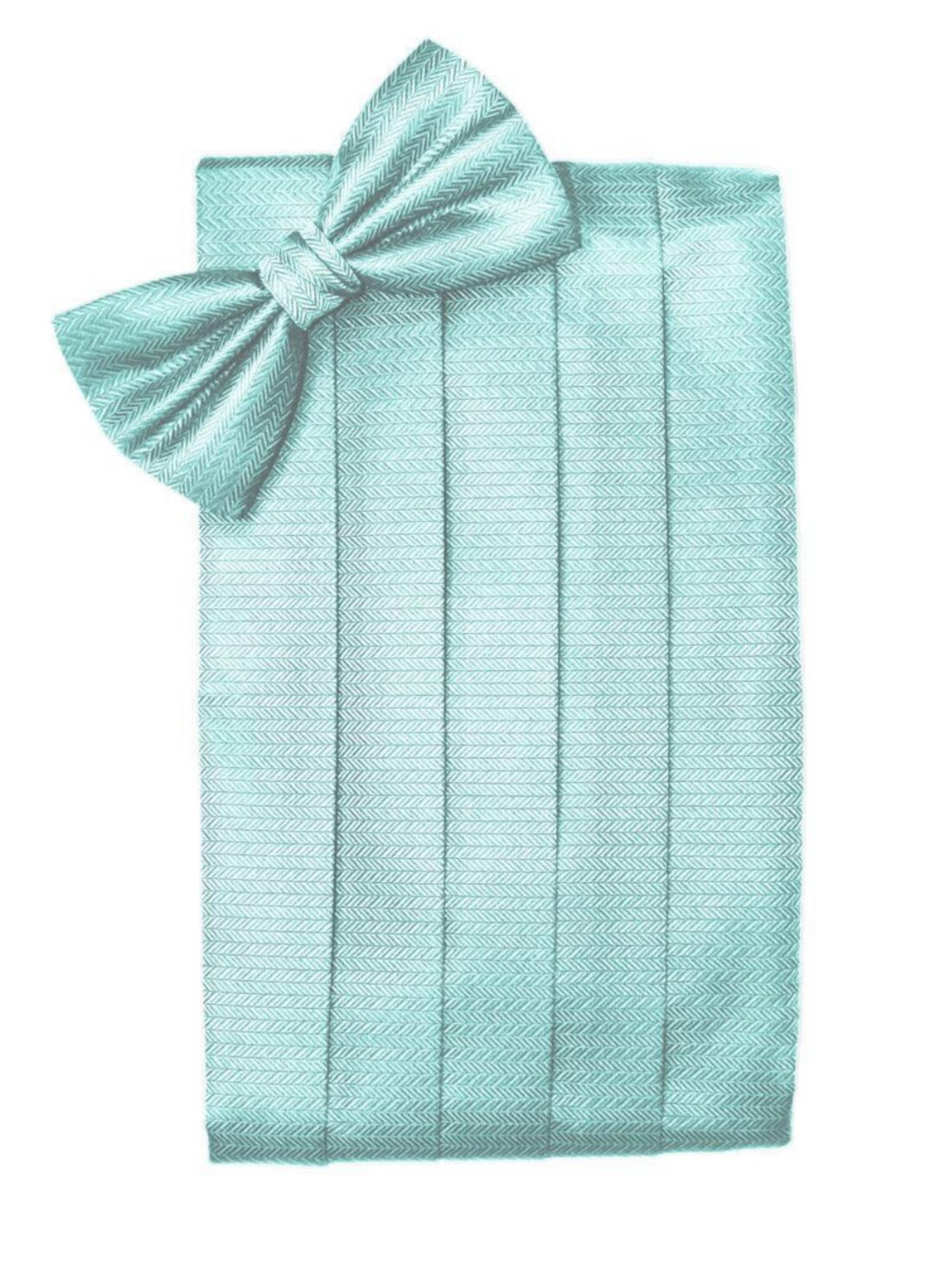 Pool Blue Tuxedo Cummerbund and Bow Tie Sets in Assorted Patterns - Etsy