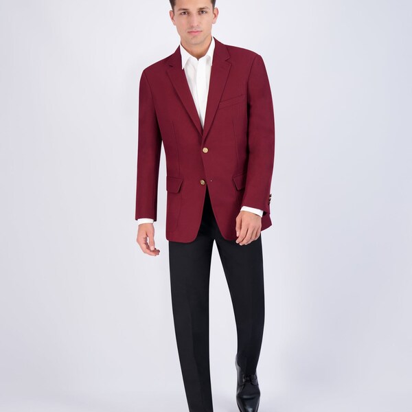 Burgundy Coat Men - Etsy