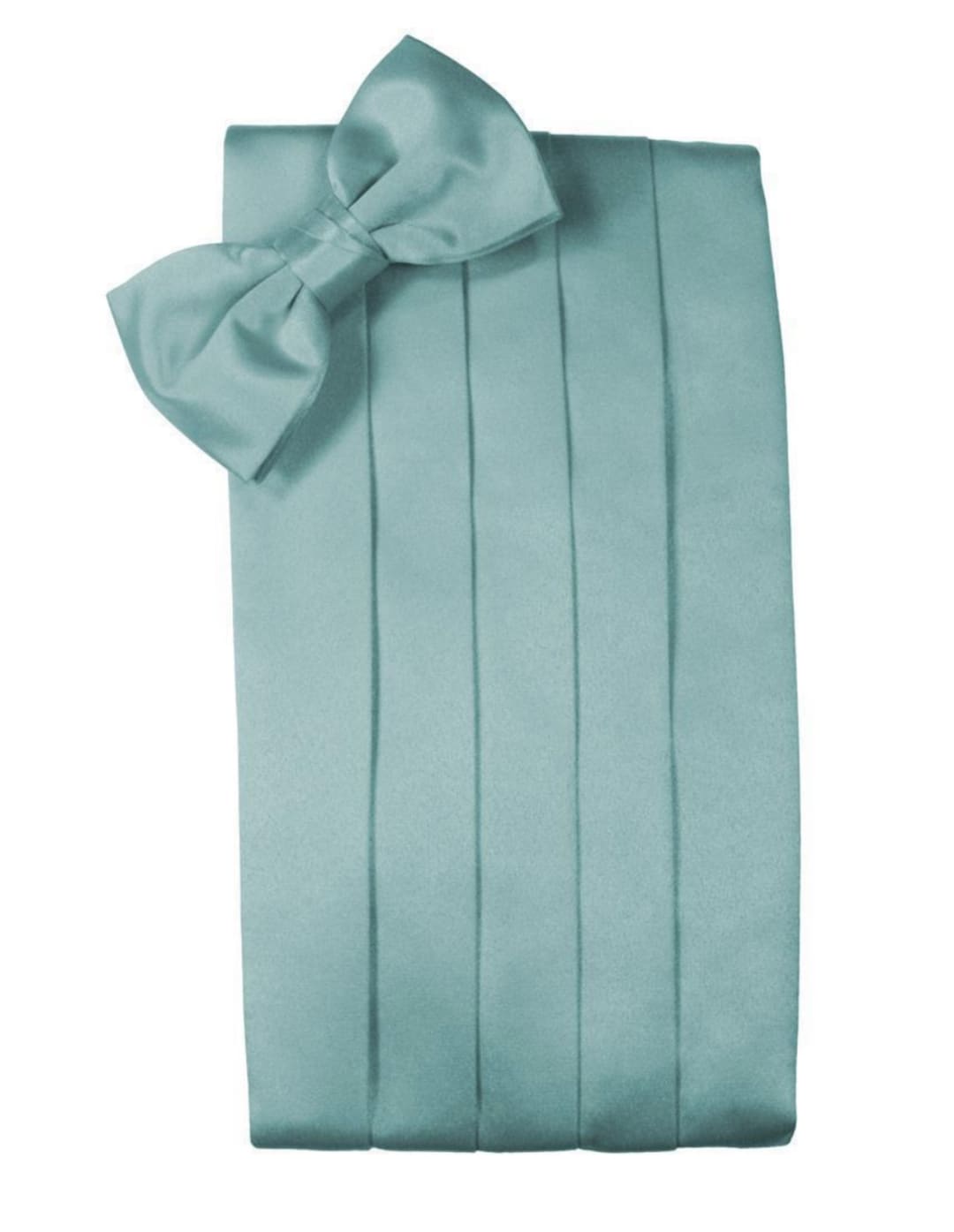 Mist Green Tuxedo Cummerbund and Bow Tie Set, Elegant Formal Accessory ...