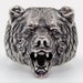 Growling Bear Head Novelty Ring - Etsy