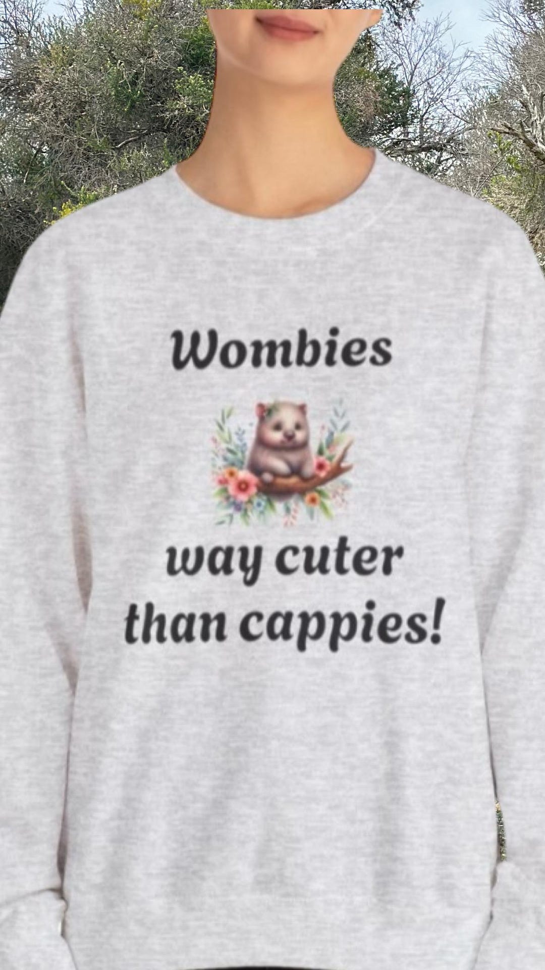 Wombat Sweatshirt, Better Than Capybaras, Funny Animal Lover Gift, Cute ...