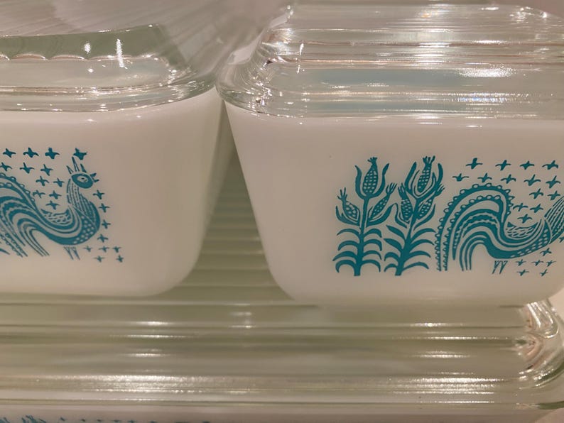 Pyrex Amish Butterprint Refrigerator Set - Etsy